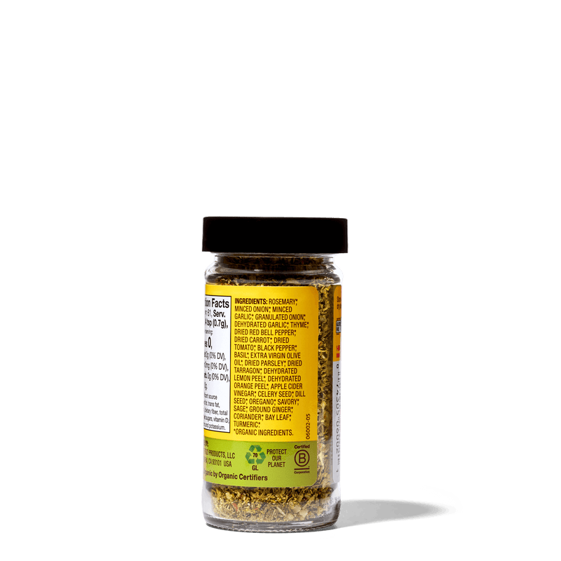 Organic Sprinkle Seasoning – Herb Blend Perfection | Bragg